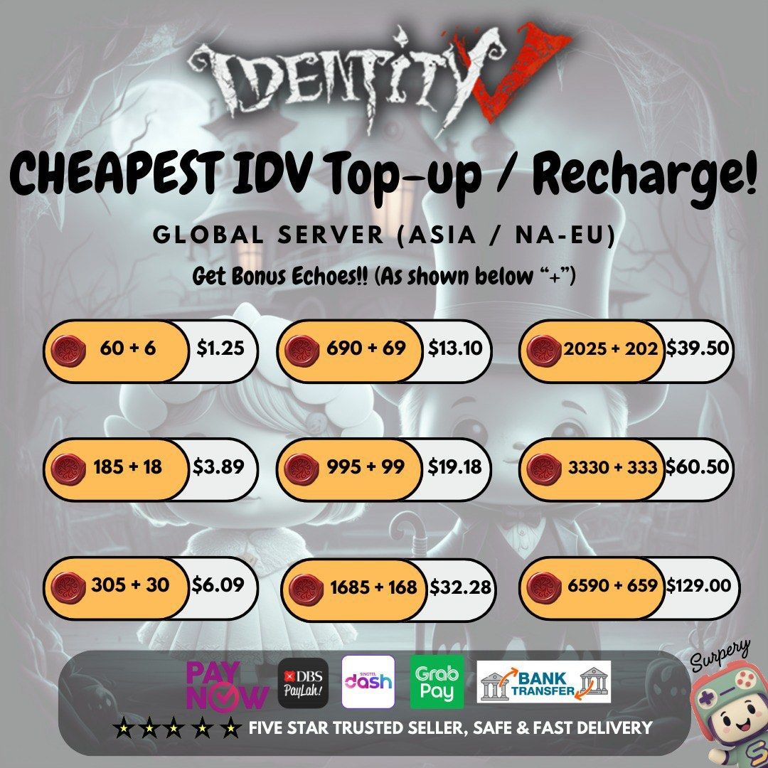 Identity V Echoes | Identity V account echoes idv topup recharge ...