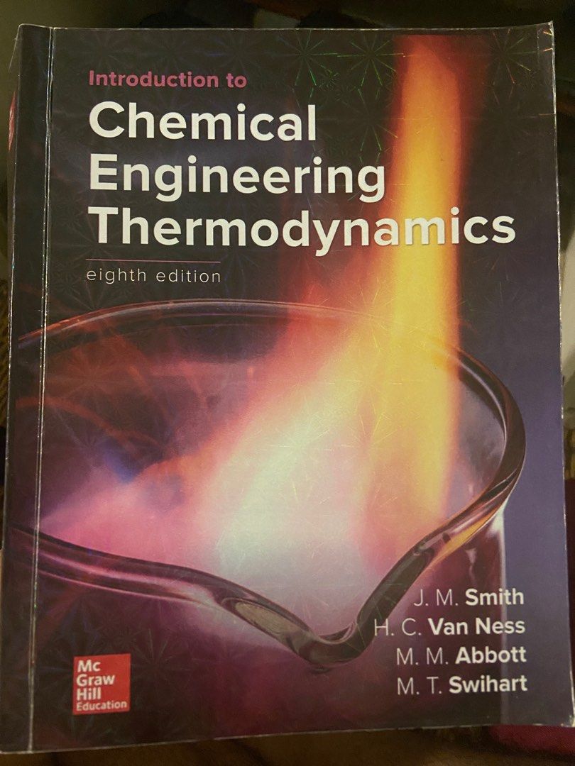 Introduction to Chemical Engineering Thermodynamics eighth edition Hobbies Toys Books Magazines Textbooks on Carousell