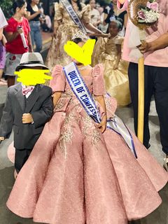 Sagala gown filipiniana white for kids 5-6yo, Babies & Kids, Babies ...