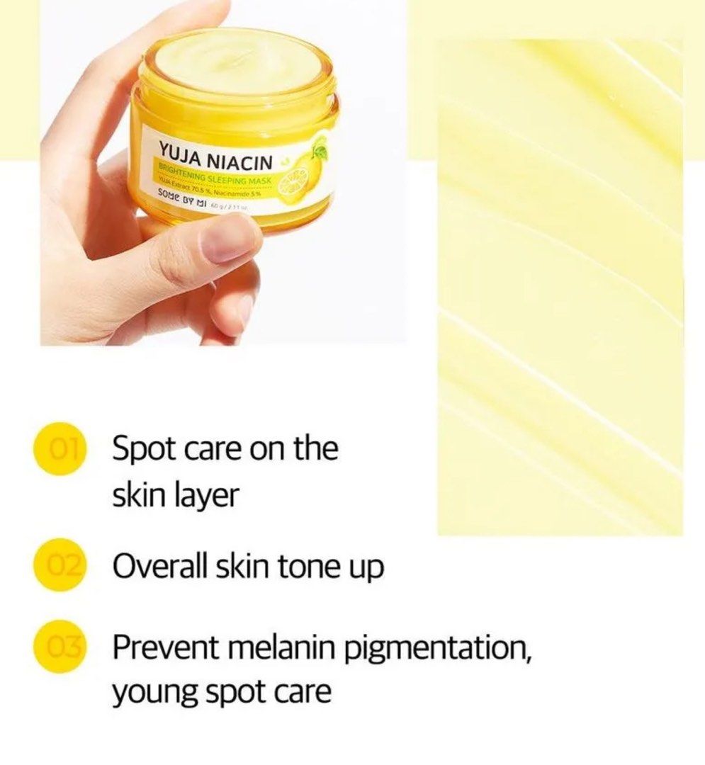 Korea Somebymi yuja niacin sleeping mask 15g some by mi brightening ...