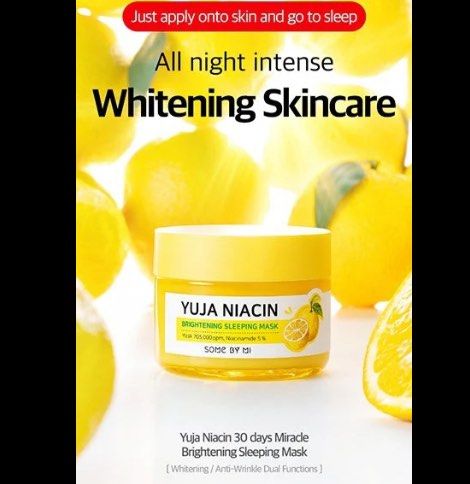 Korea Somebymi yuja niacin sleeping mask 15g some by mi brightening ...