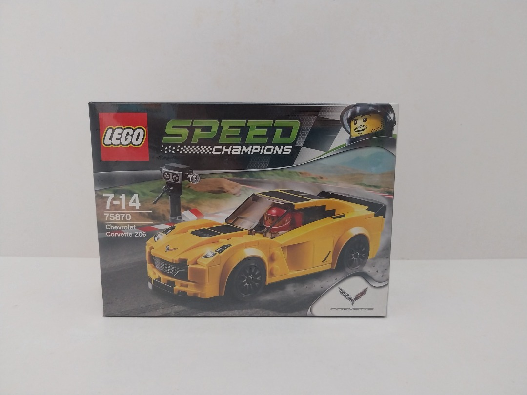 LEGO 75870 Speed Champions Chevrolet Corvette Z06, 興趣及遊戲, 玩具 & 遊戲類 ...