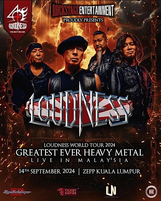 LOUDNESS LIVE IN KL 2024, Tickets & Vouchers, Event Tickets on Carousell