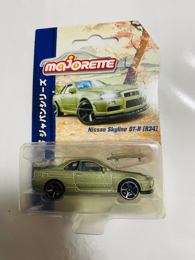 Majorette Japan Series Nissan SKYLINE GT-R (R34), Hobbies & Toys, Toys ...