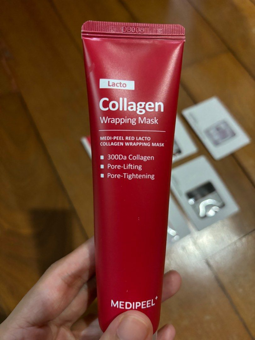 Medipeel Pore Shrinking Red Lacto Collagen Wrapping Mask (70ml), Beauty ...