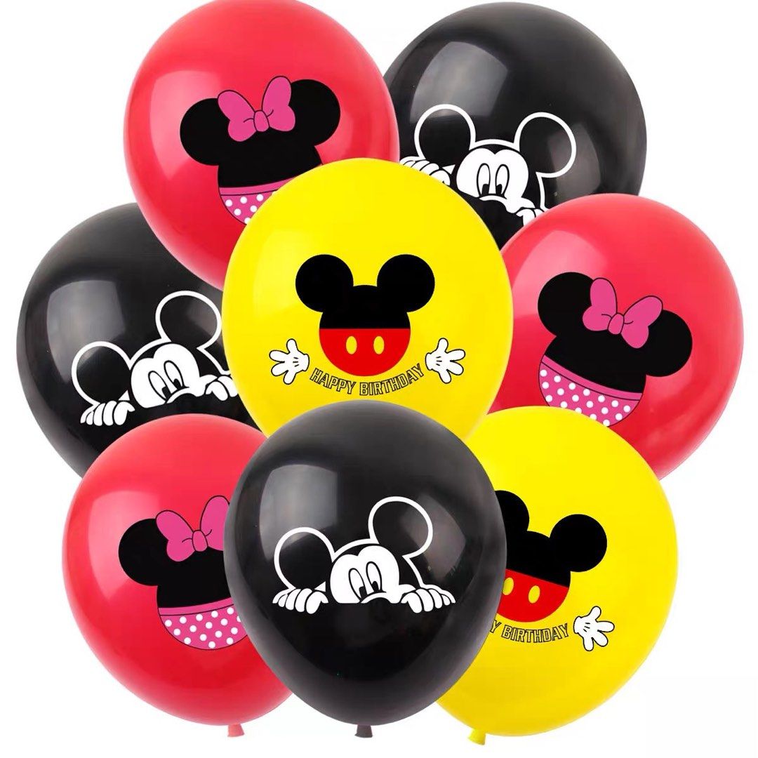 Mickey Mouse Theme Balloons Decoration Set Kids Birthday Party Banner ...