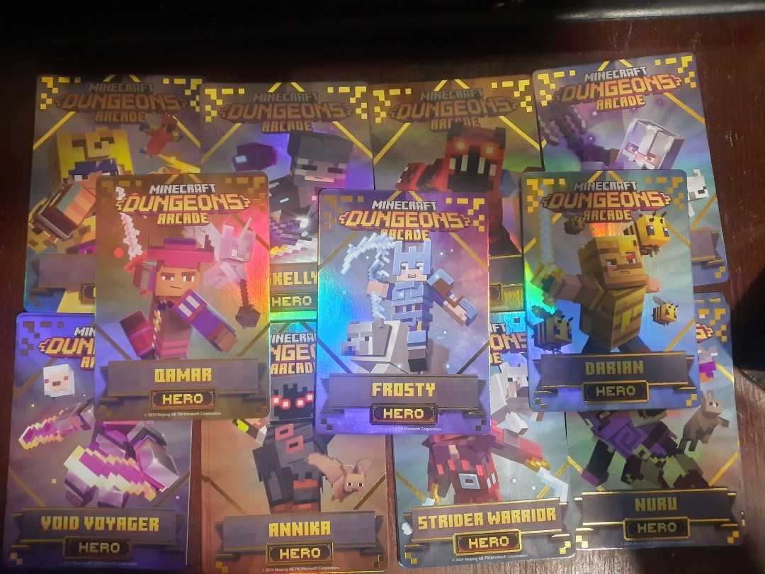Minecraft dungeon arcade season 3 (Hero card), Hobbies & Toys, Toys ...