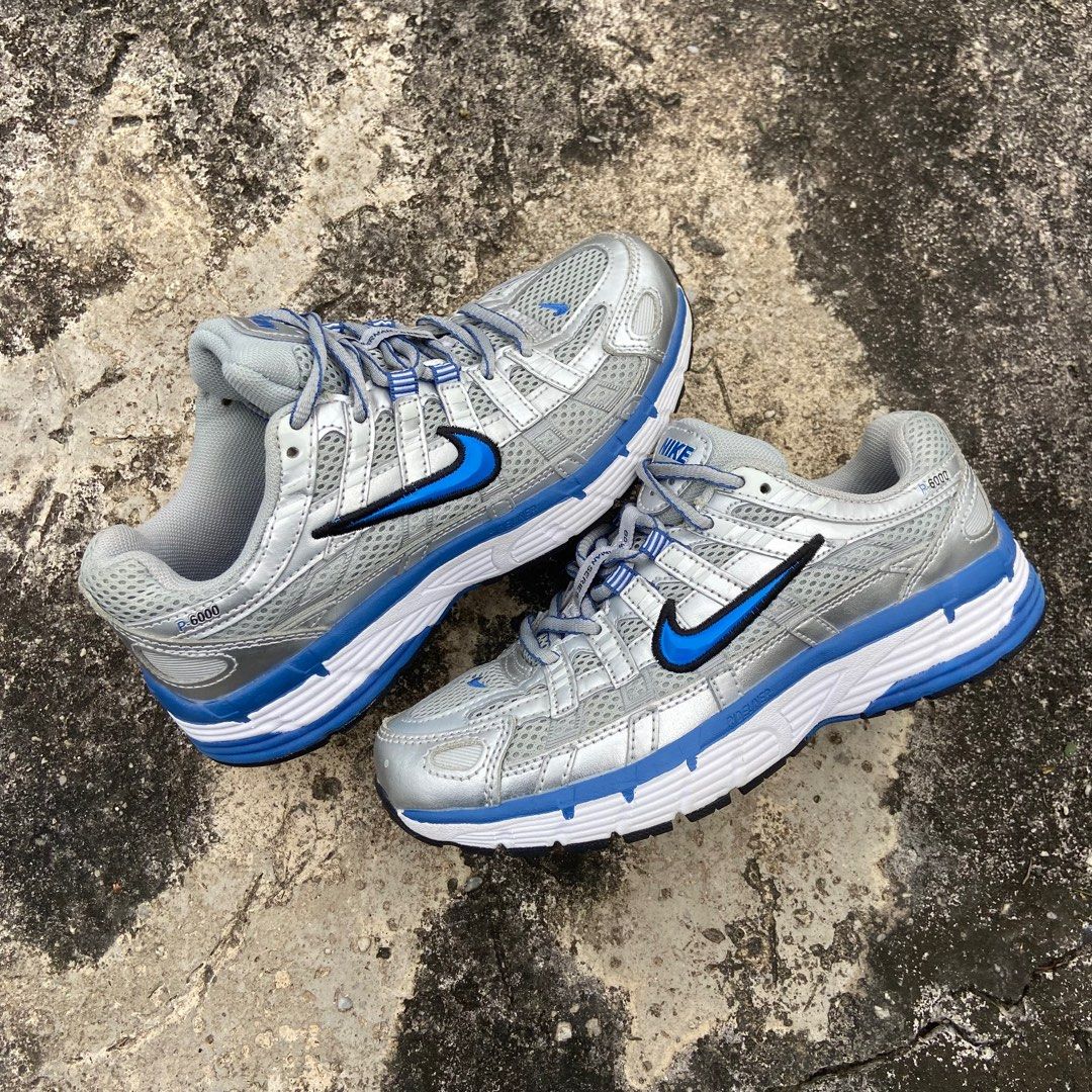 Nike P6000 Laser Blue, Fesyen Pria, Sepatu , Sneakers di Carousell