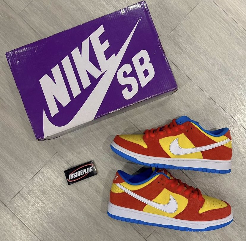 Nike SB Dunk Low Bart Simpsons, Men's Fashion, Footwear, Sneakers on ...