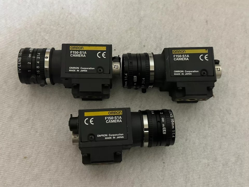 Omron F150-S1A 1/3-inch CCD Camera W/ TV lens 16mm 1:1.4 Machine Vision ...