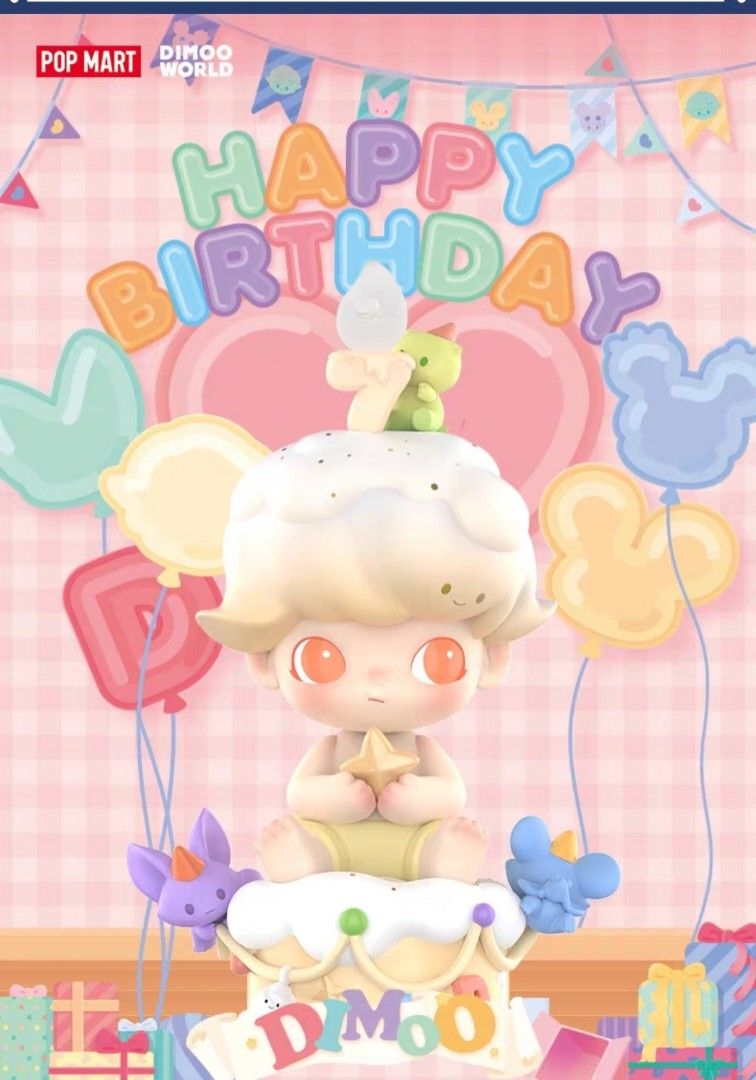 Preorder (Confirmed Design) - Pop Mart popmart Popmart Dimoo World ...