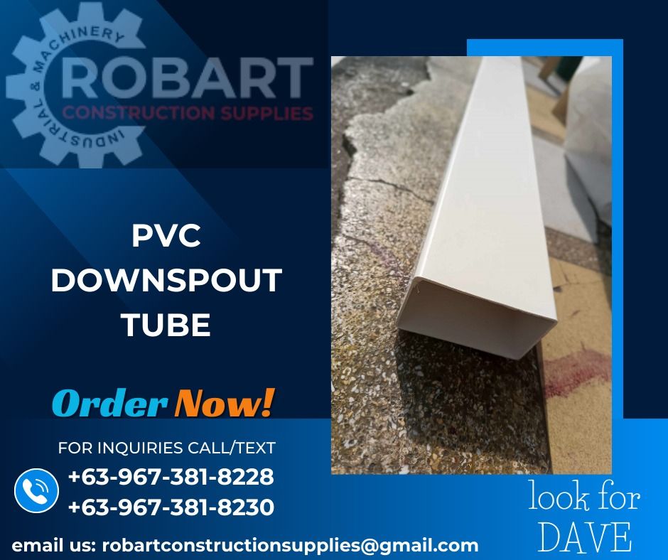PVC DOWNSPOUT TUBE, Commercial & Industrial, Construction Tools ...