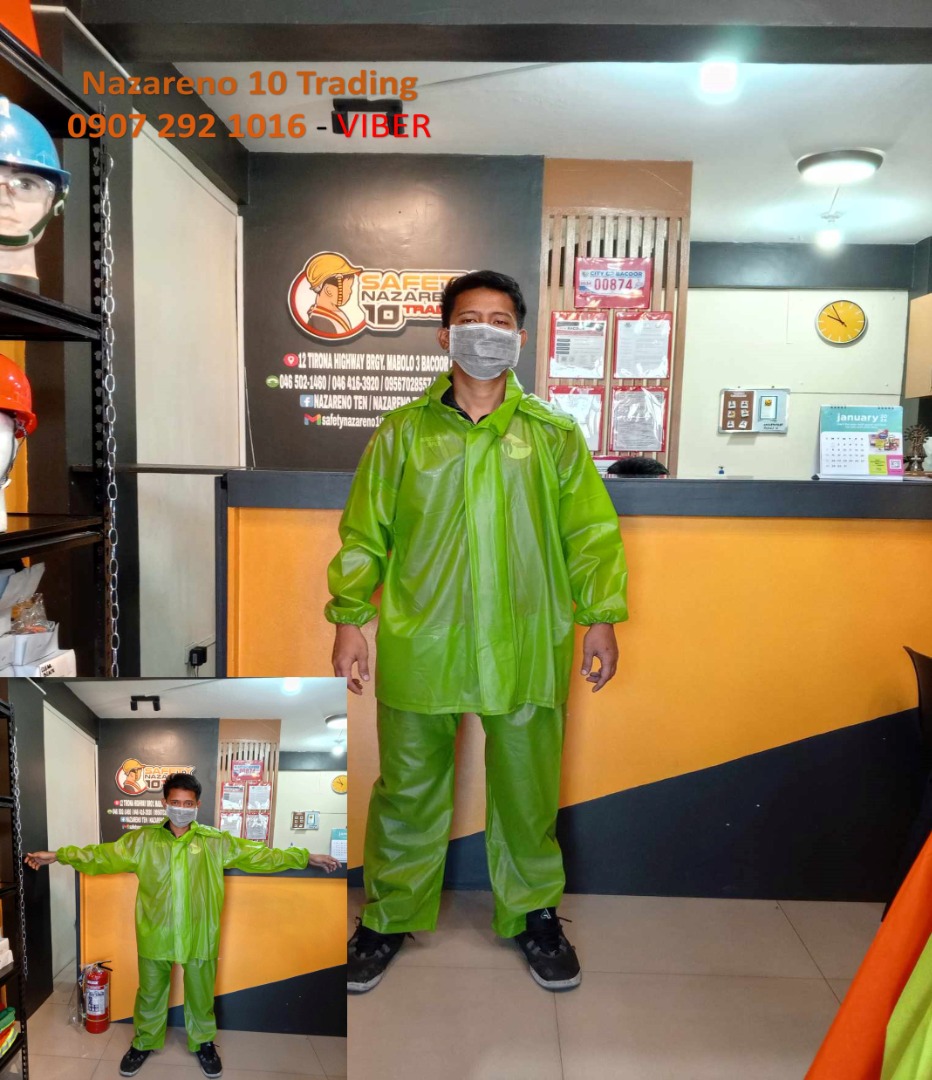 Raincoat GREEN CAPOTE 9, Men's Fashion, Coats, Jackets and Outerwear on ...