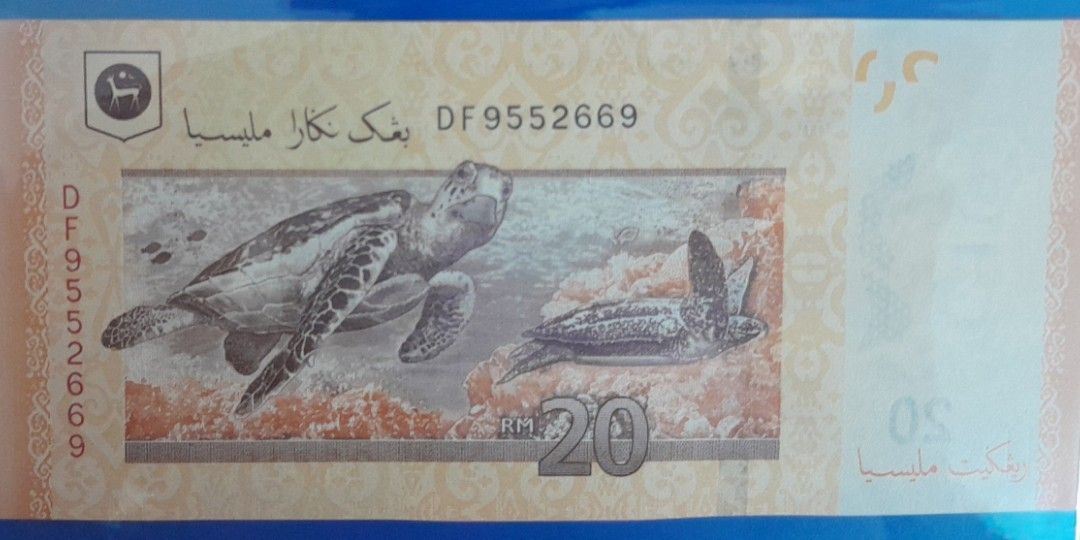 RM 20 14th Series Banknote (NO 0147), Hobbies & Toys, Collectibles ...