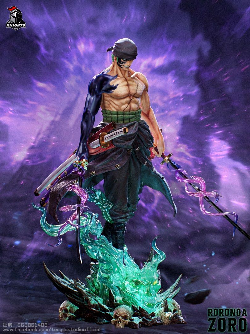 Roronoa Zoro GK Figure Temple Studio One Piece, Hobbies & Toys, Toys ...