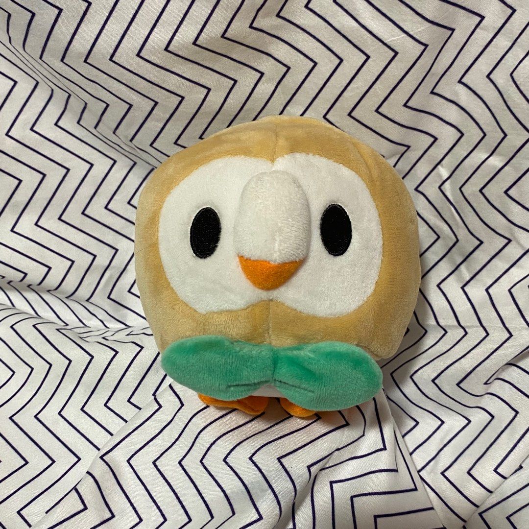 Rowlet Pokemon Plush, Hobbies & Toys, Toys & Games on Carousell