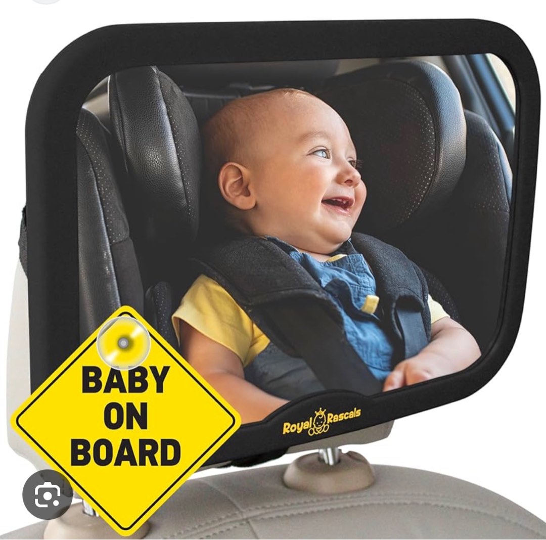 Royal Rascal Lockable Baby Car Seat Mirror, Babies & Kids, Going Out ...