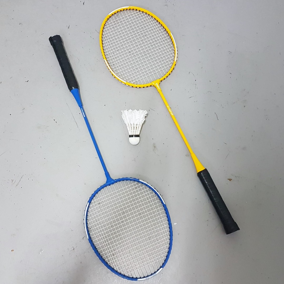 Set of 2 DECATHLON Badminton Rackets, PERFLY BR 100 Model, Durable ...