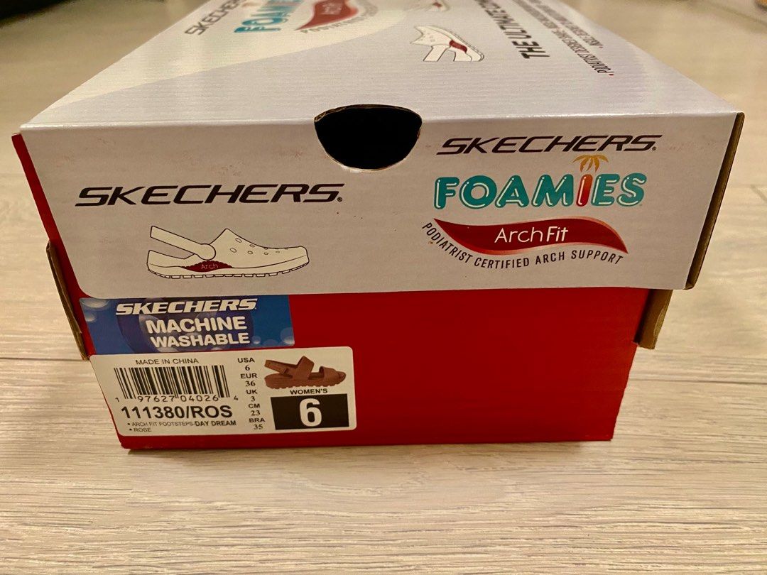 Brand New Skechers Foamies Fit Footsteps Sandals, Women's Fashion ...