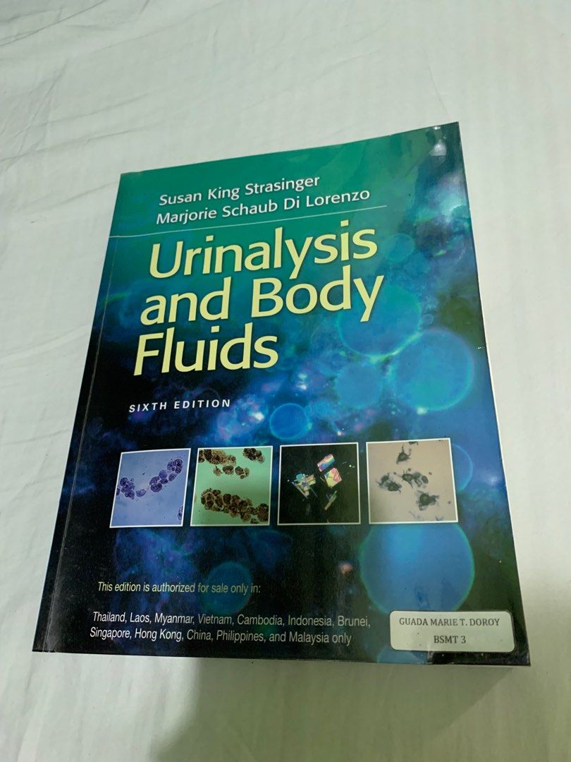 Strasinger: Urinalysis and Body Fluids, Hobbies & Toys, Books ...