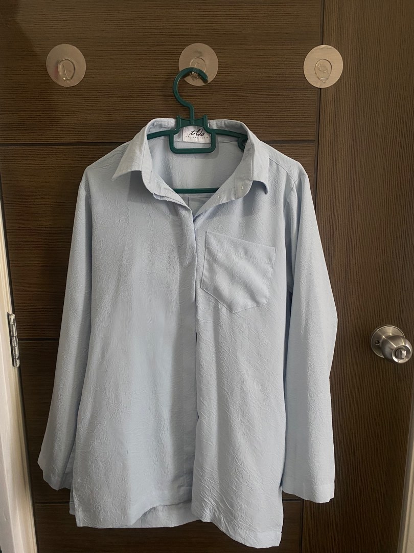 Tiqa Collection Set in Blue, Women's Fashion, Dresses & Sets, Sets or ...