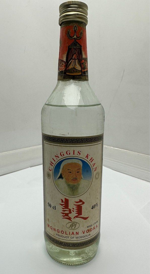 TP-Chinggis Khan 500ml Mongolian Vodka, Food & Drinks, Beverages on ...