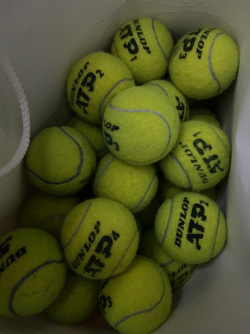 Used tennis balls, Sports Equipment, Sports & Games, Racket & Ball ...