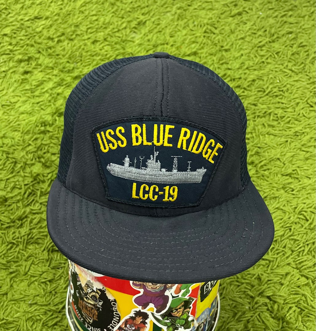 Vintage USS BLUE RIDGE Trucker, Men's Fashion, Watches & Accessories ...