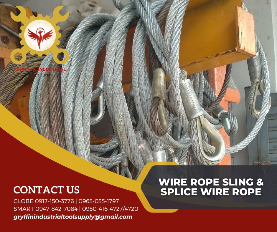 WIRE ROPE SLING & SPLICE WIRE ROPE, Commercial & Industrial, Industrial ...