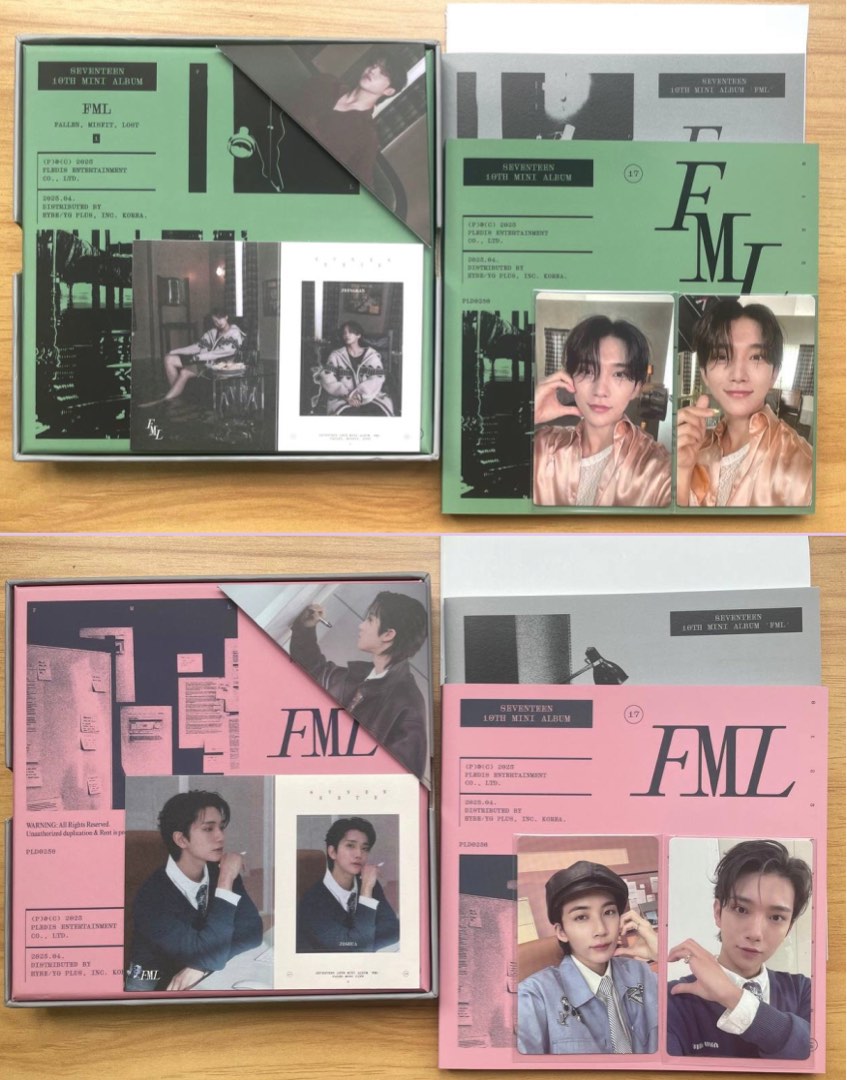 [wts] seventeen svt fml faded mono life fallen misfit lost ver ...