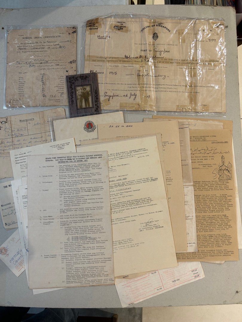 1930’s -70’s Malay documents for collection ,Singapore Malaysia ...