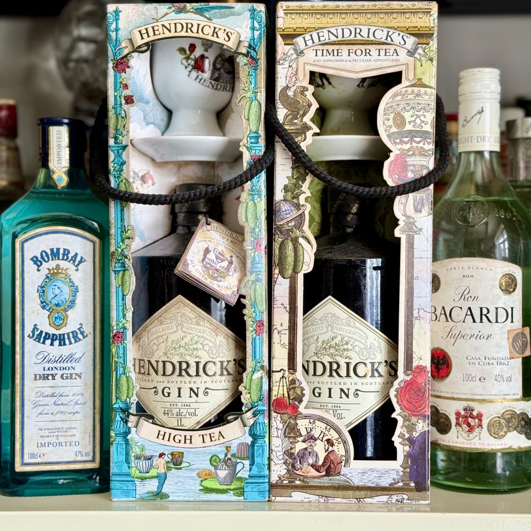 1L Hendricks Gin with Teacup limited edition tea, Hobbies & Toys ...