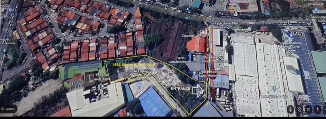 4666 sqm Alabang Zapote Road Commercial Lot, Property, For Sale ...