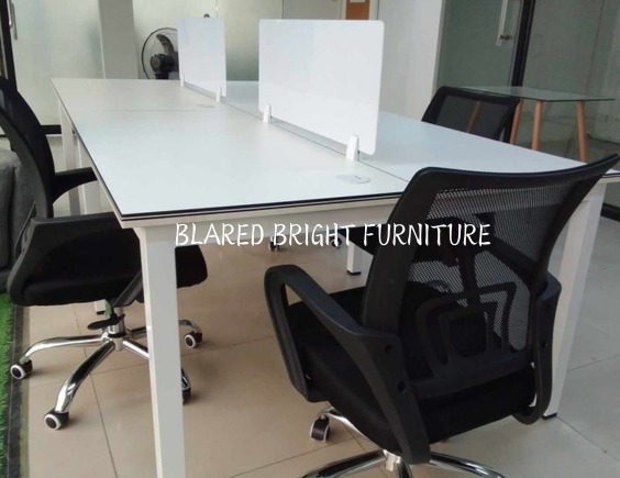 4 seater workstation w/ panel : DM for Quotation, Office furniture ...