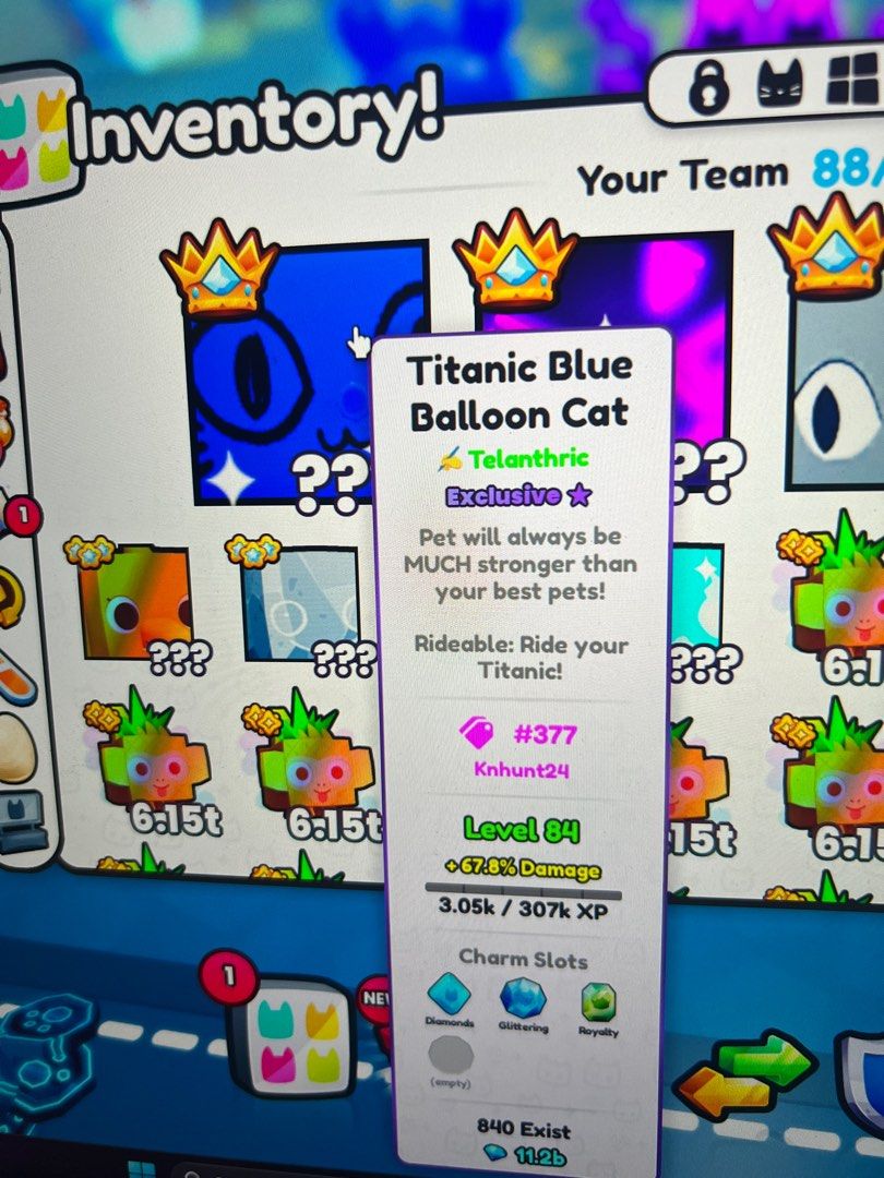 4 TITANIC ! BLUE BALLOON CAT / NEON AGONY / HUBERT / BALLOON MONKEY ...