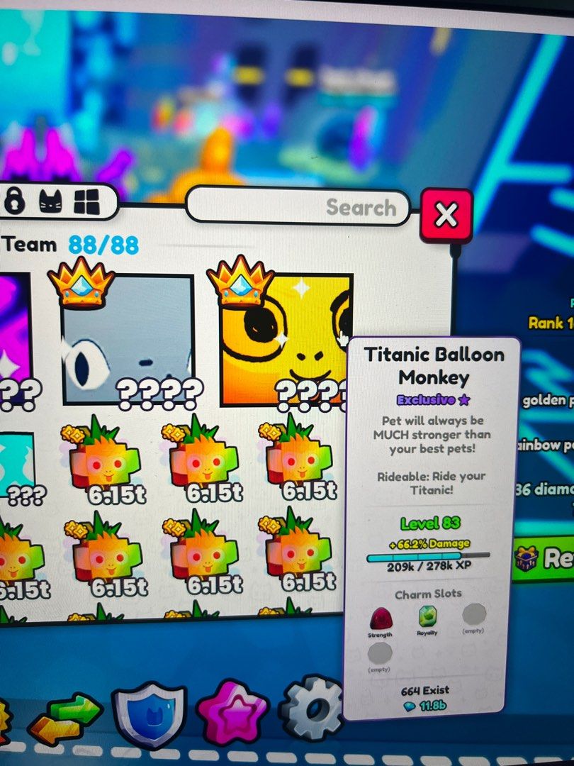 4 TITANIC ! BLUE BALLOON CAT / NEON AGONY / HUBERT / BALLOON MONKEY ...