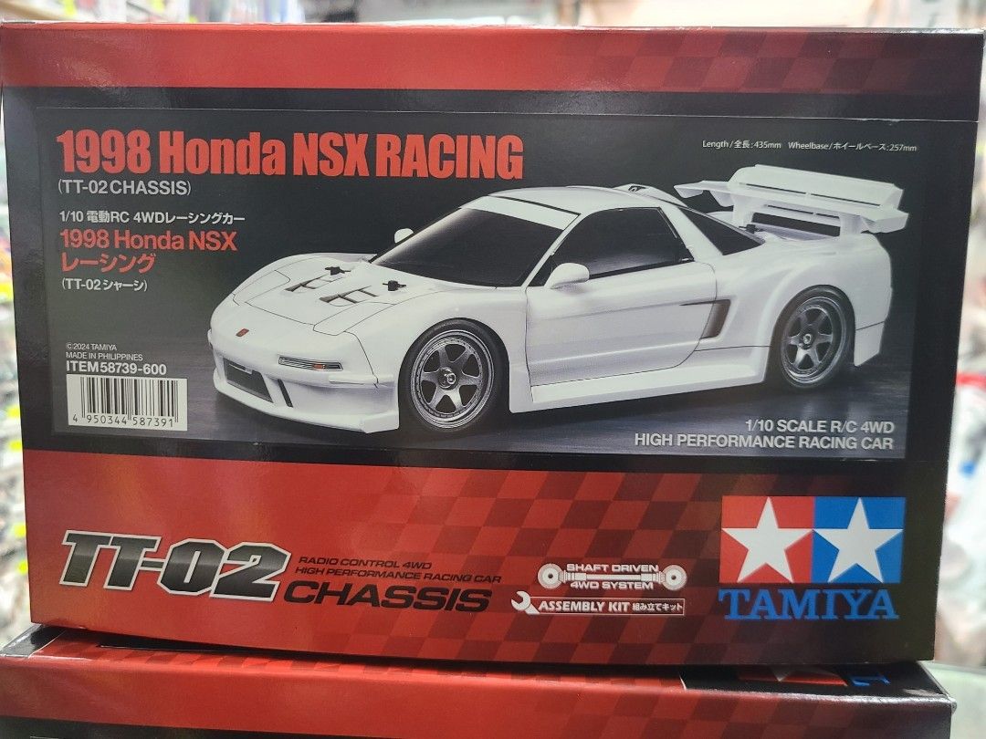 田宮模型 雙星遙控車 Tamiya 58739 NSX TT02 with Hobbywing 1060 esc 電子變速, 興趣及遊戲 ...