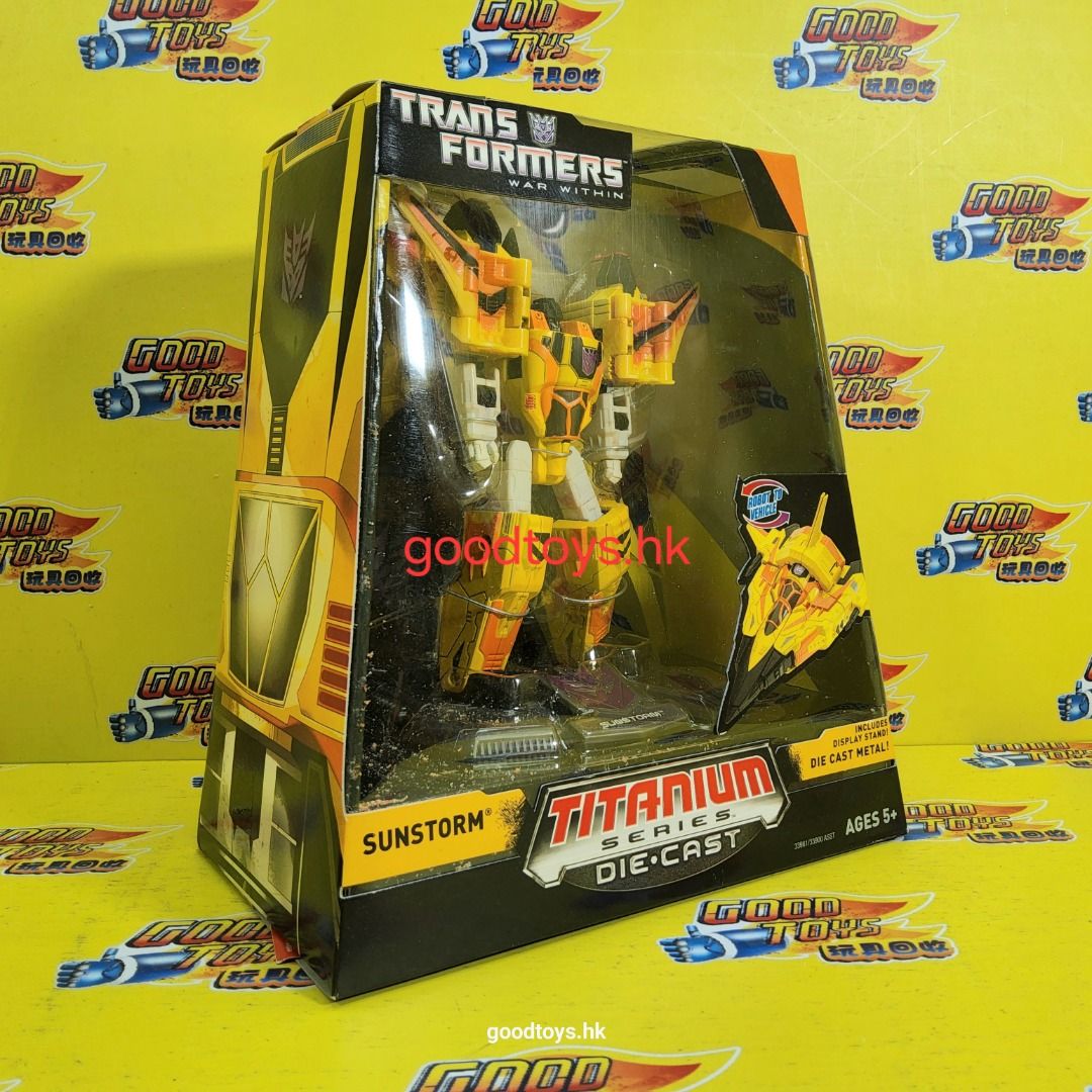 全新未開封 HASBRO TRANSFORMERS WAR WITHIN TITANIUM SERIES DIE.CAST SUNSTORM 變形金剛 鈦合金系列 太陽風, 興趣及遊戲, 玩具 ...