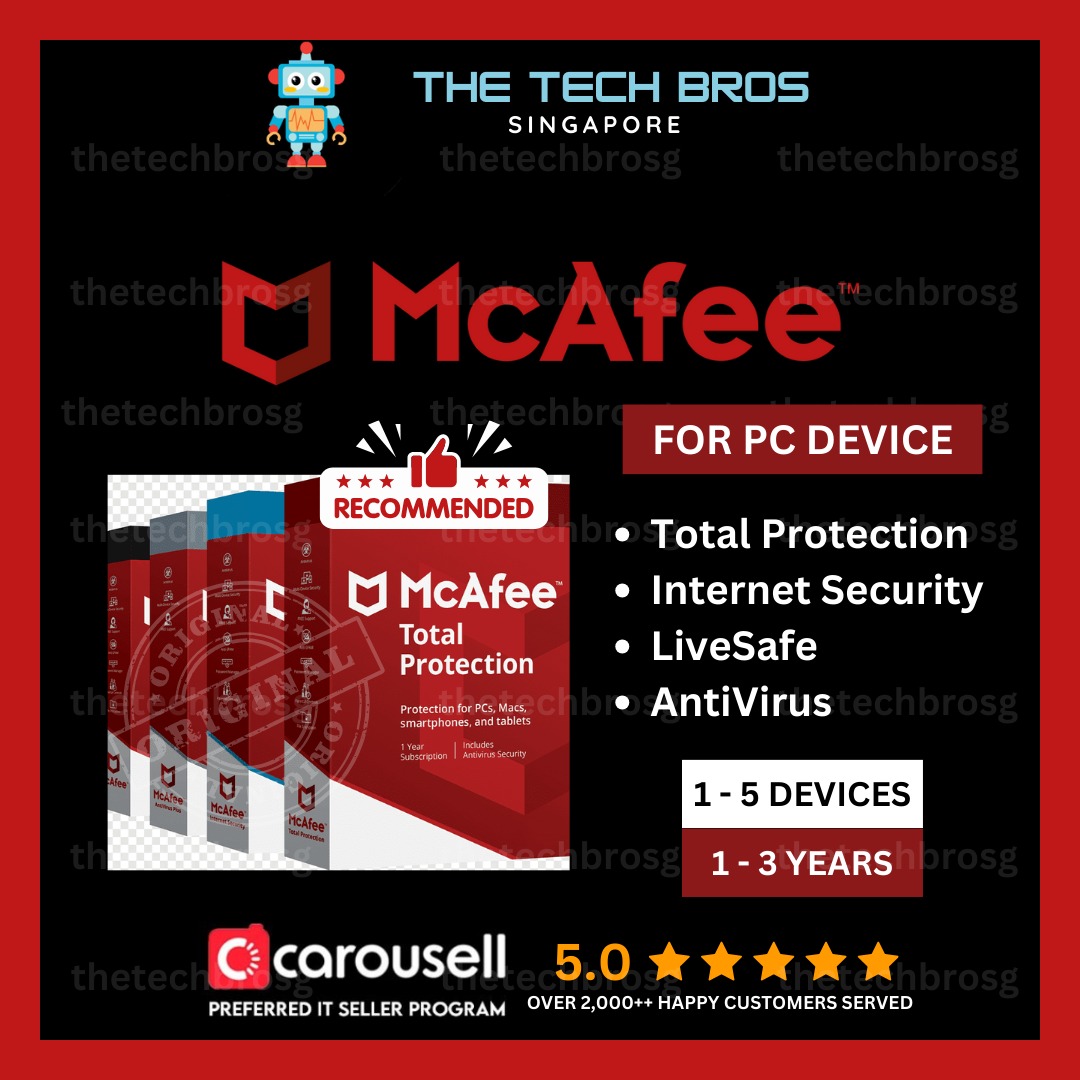 ⭐ Original McAfee Antivirus Software For Windows & MacOS | Total ...