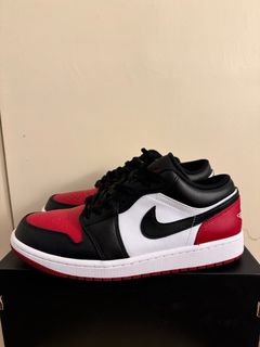 Air jordan 1 low bred toe v2, Men's Fashion, Footwear, Sneakers on ...