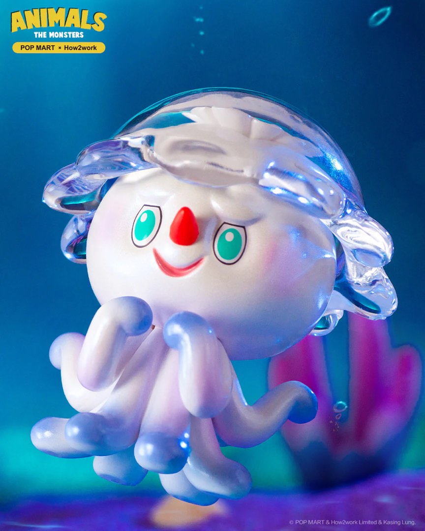 Animals The Monsters Labubu Jellyfish, Hobbies & Toys, Toys & Games on ...