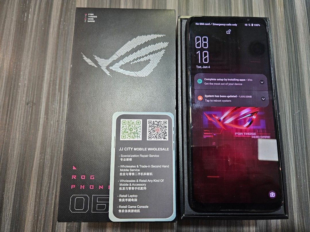Asus ROG 6 5G 12GB Ram 256GB Dual Sim (Gaming Phone) - Fullset, Mobile ...