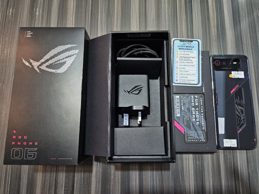 Asus ROG 6 5G 12GB Ram 256GB Dual Sim (Gaming Phone) - Fullset, Mobile ...