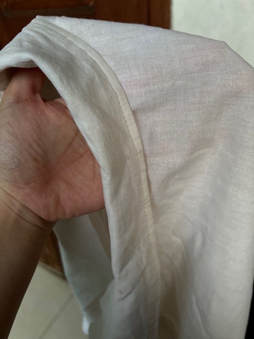 Atasan putih kemeja putih outer putih bukan uniqlo, Fesyen Wanita ...