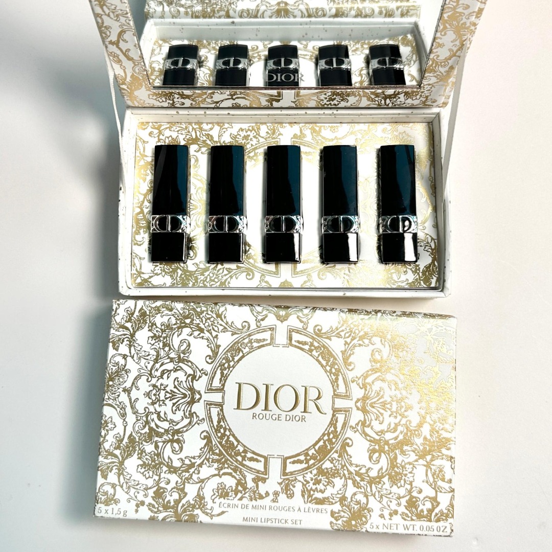 AUTHENTIC LIMITED STOCK DIOR ROUGE 5 IN 1 MINI LIPSTICK SET (WPB ...
