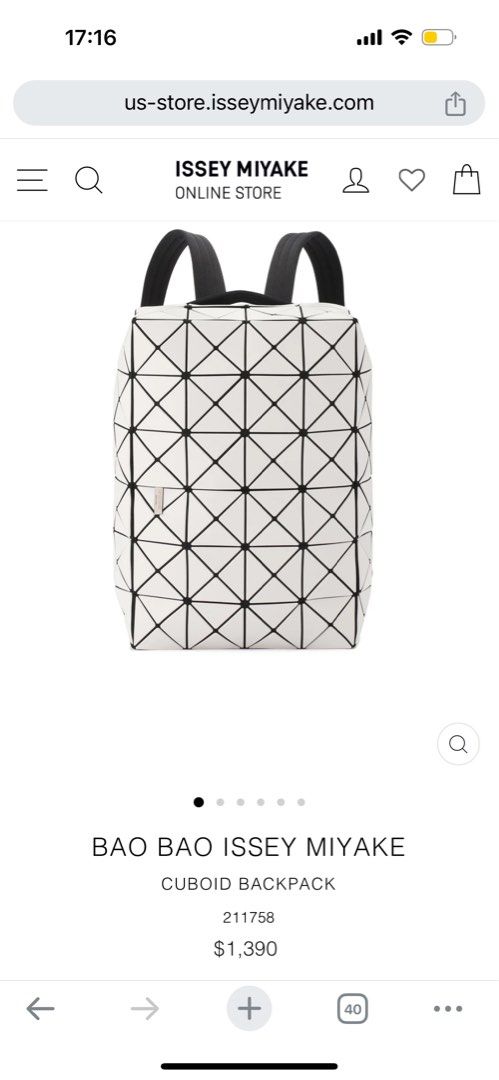 Bao Bao Issey Miyake, Luxury, Bags & Wallets on Carousell