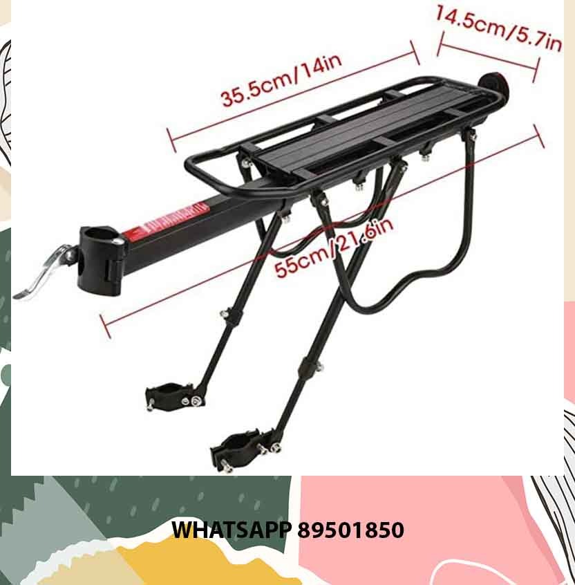 Bicycle Rear Rack, MTB Aluminum Rear Rack for Bike Mountain Bike Rack ...