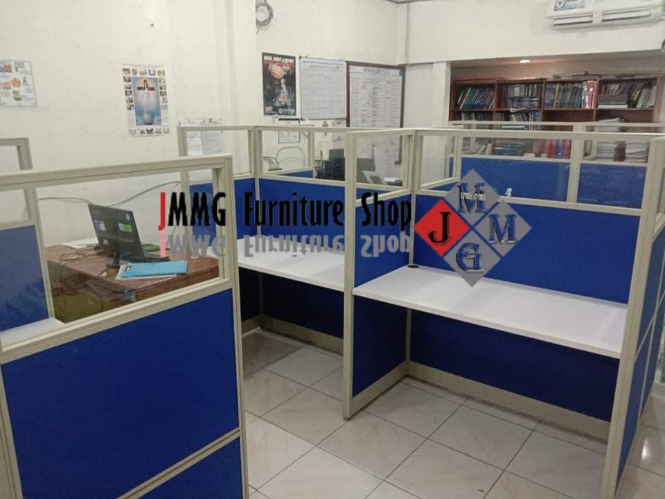 BLUE OFFICE PARTITION / OFFICE CUBICLE, Furniture & Home Living, Office ...