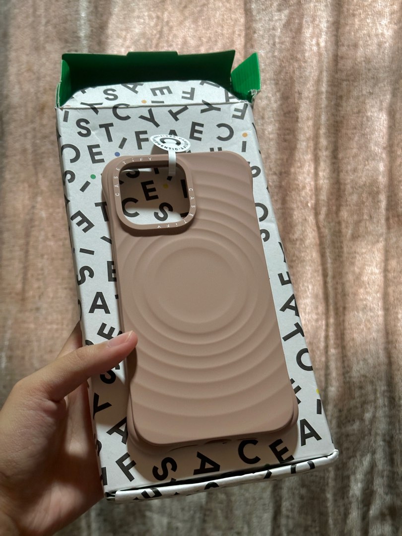 Casetify ripple case latte 14PROMAX, Mobile Phones & Gadgets, Mobile ...