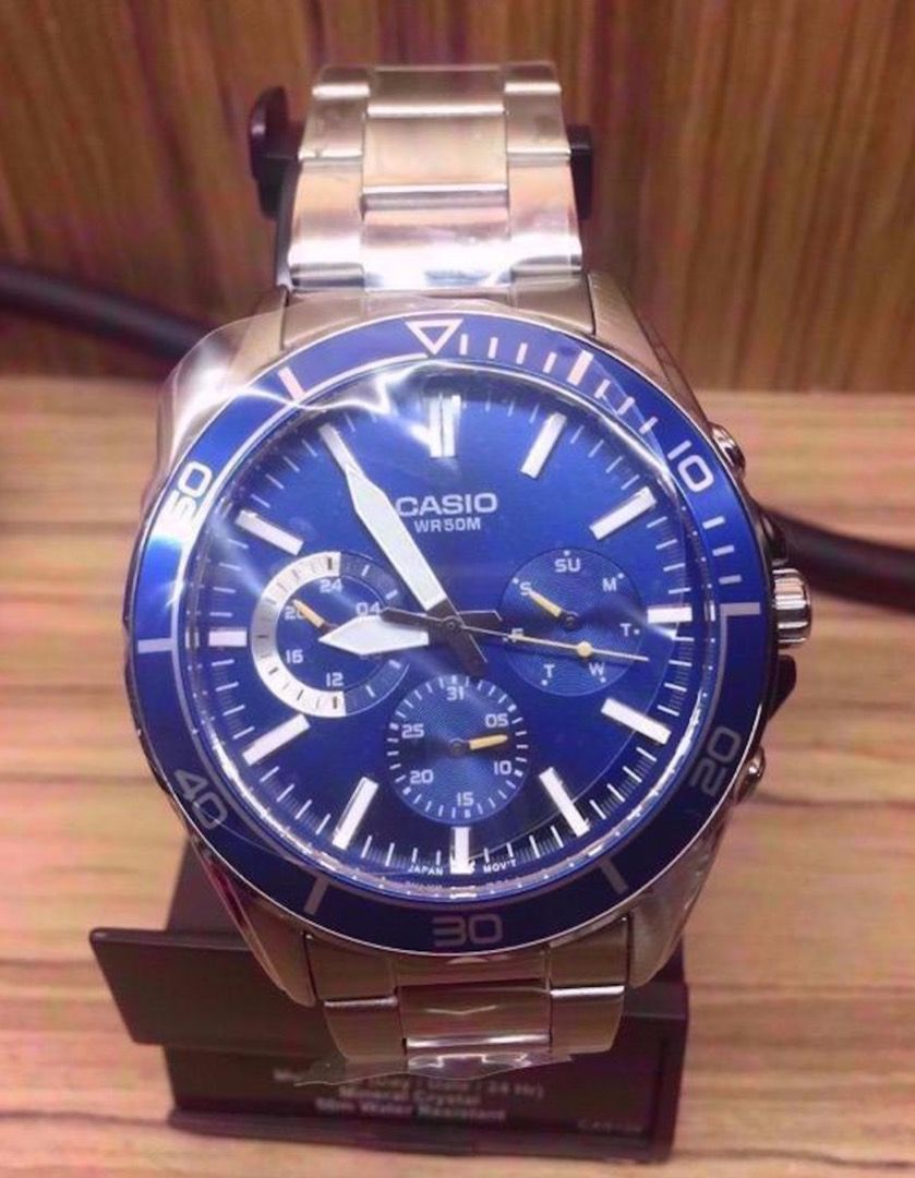 CASIO 手錶 男裝 watch MTD-320D-2AVCF, 男裝, 手錶及配件, 手錶 - Carousell
